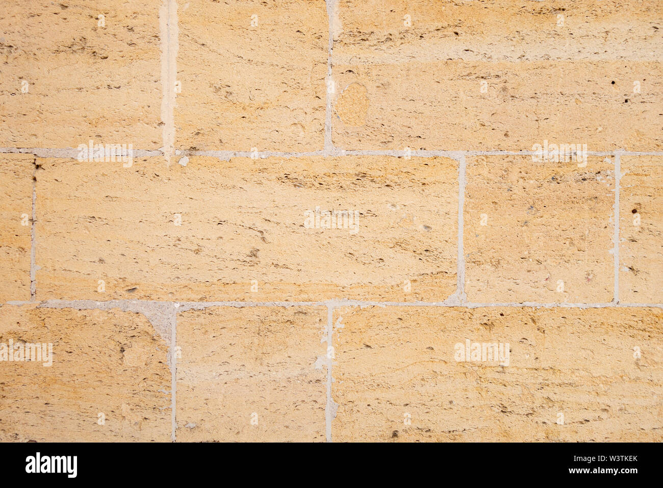 The building is made of natural sandstone. Brick wall Stock Photo - Alamy