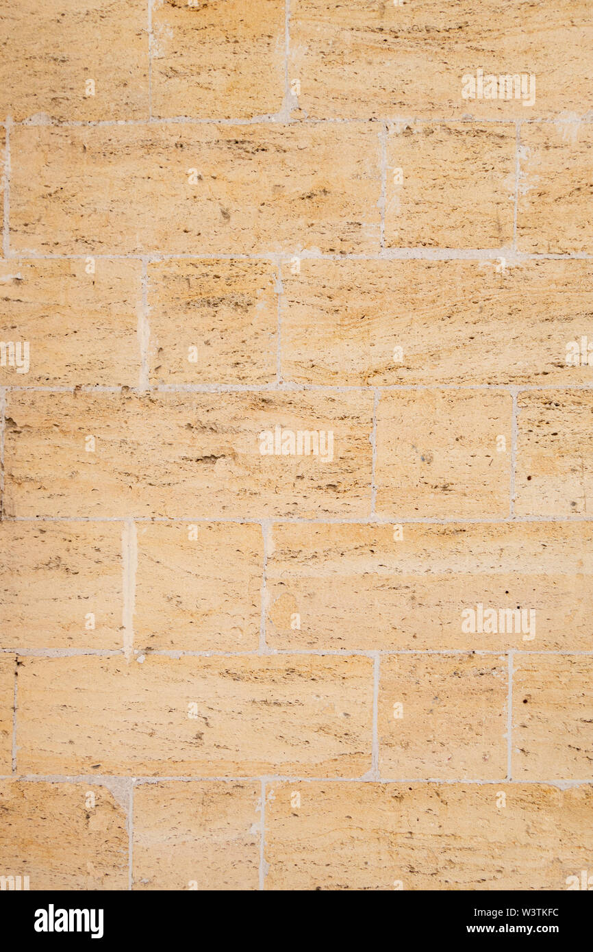 The building is made of natural sandstone. Brick wall Stock Photo - Alamy