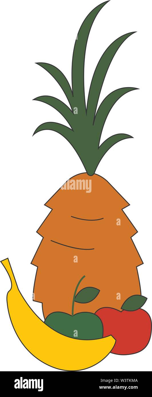 Tropical paradise fruits Cut Out Stock Images & Pictures - Alamy