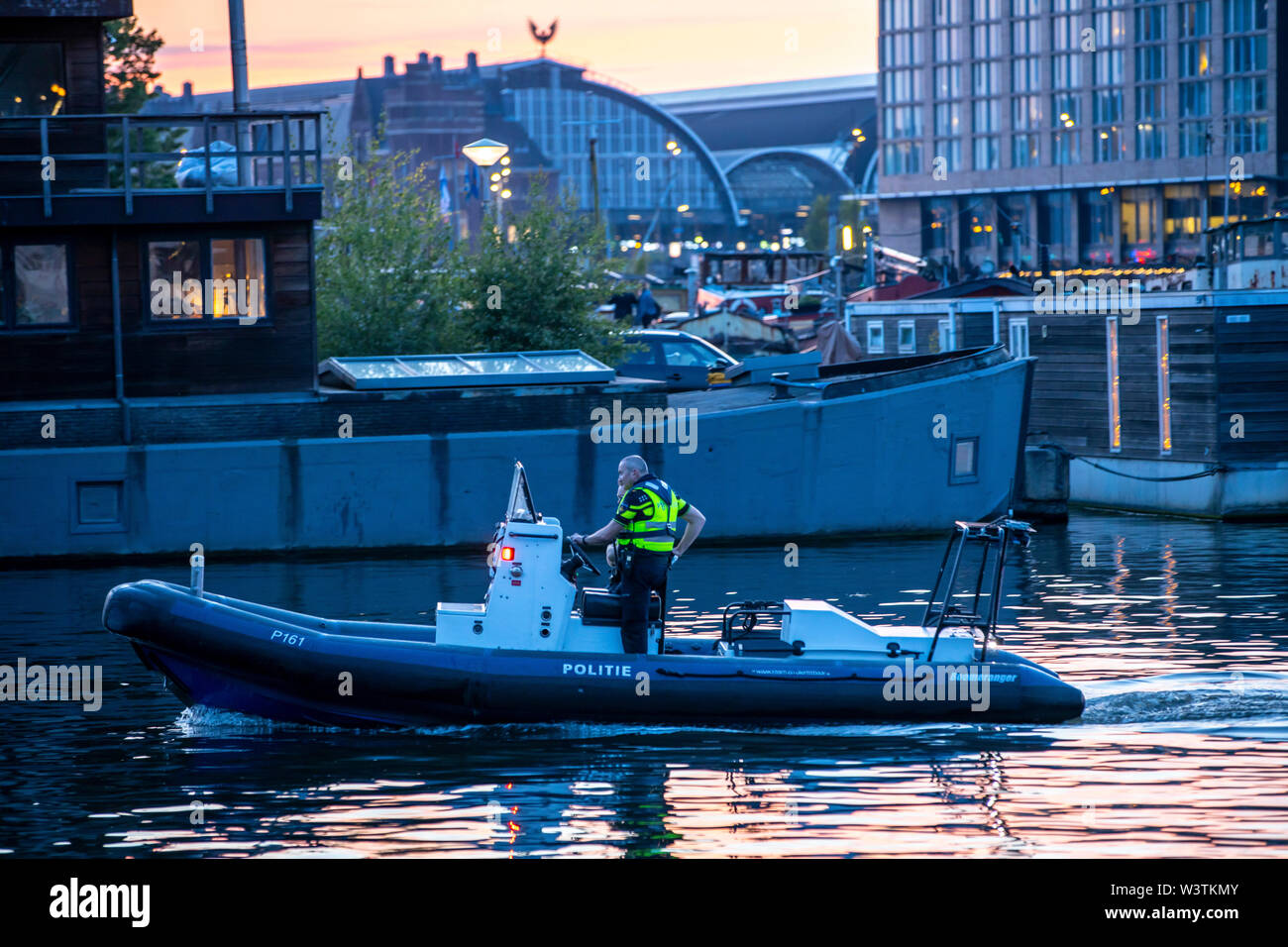 Netherlands police boat hi-res stock photography and images - Alamy