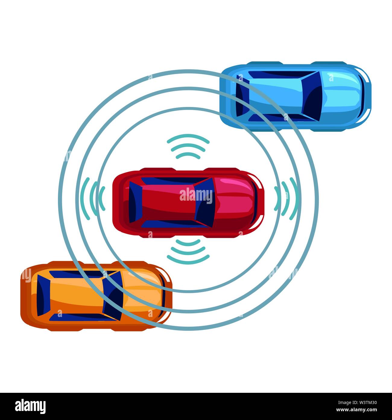 cars transport sedan vehicles cartoon Stock Vector Image & Art - Alamy