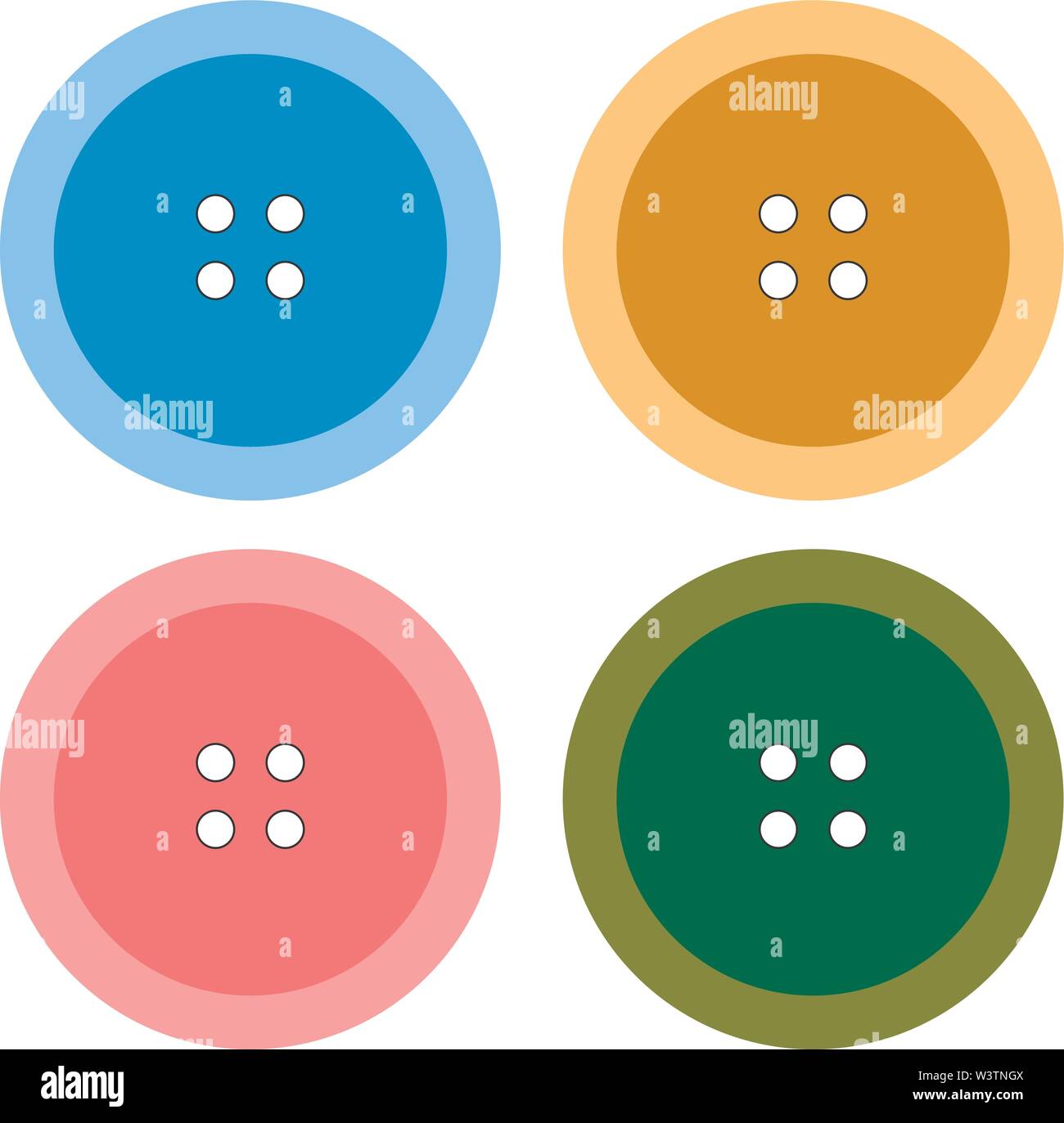 Vector bright buttons hi-res stock photography and images - Alamy
