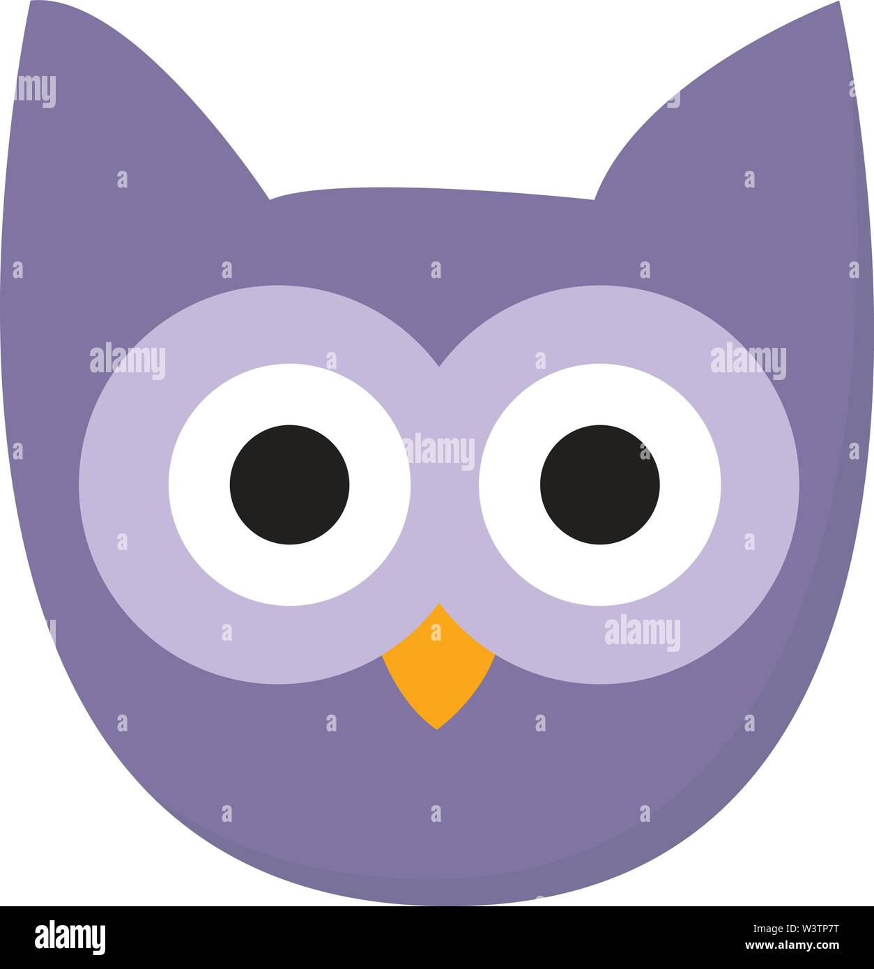 Owls Clipart Purple