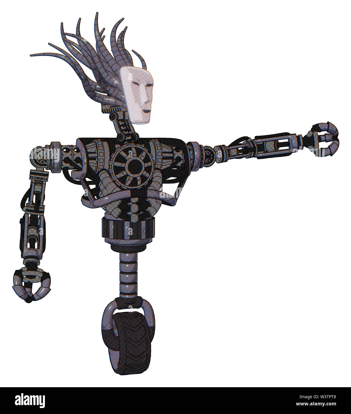 Cyborg face hi-res stock photography and images - Alamy