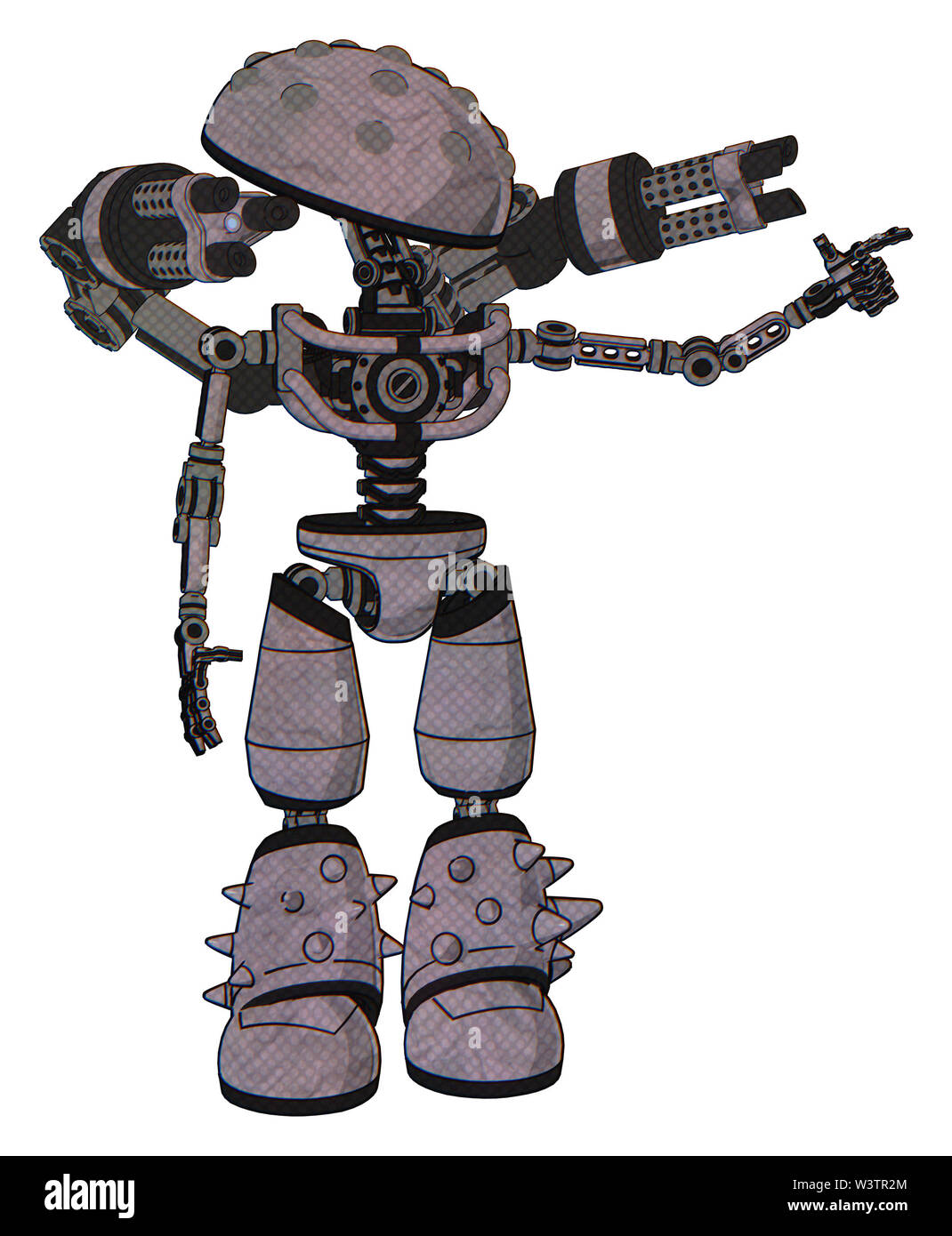 Bot containing elements: metal knucklehead design, light chest ...
