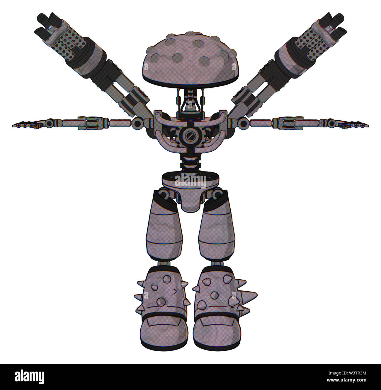 Bot containing elements: metal knucklehead design, light chest ...