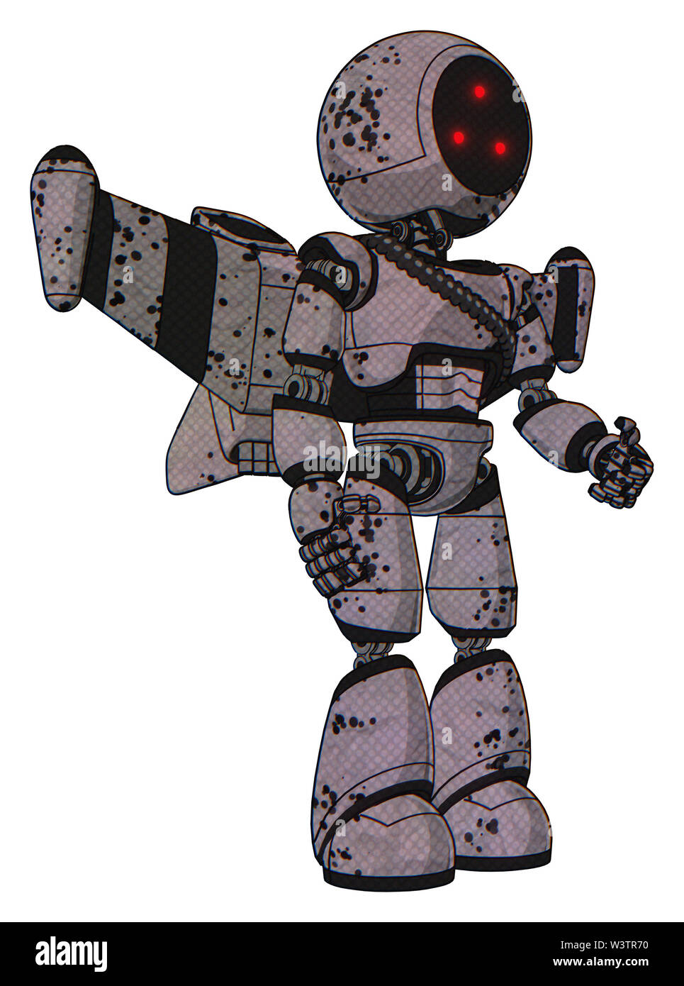 Ai head with eyes light Cut Out Stock Images & Pictures - Alamy