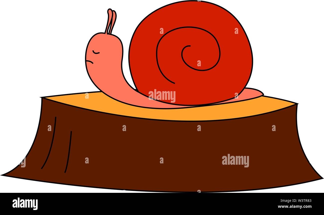 Sleeping slug Stock Vector Images - Alamy