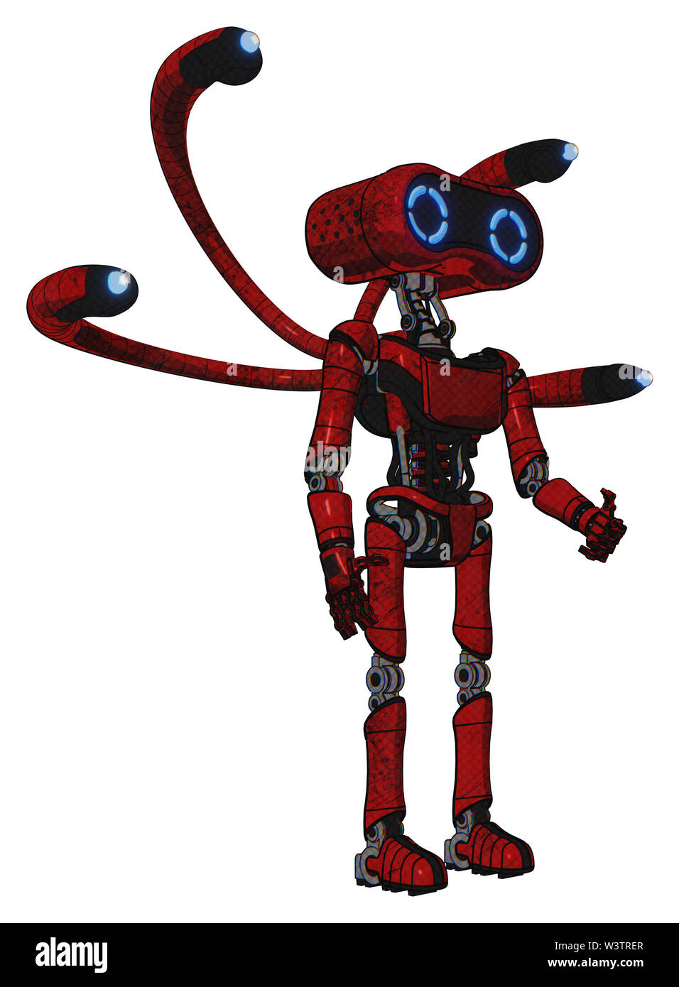 Droid containing elements: dual retro camera head, retro 80's head ...