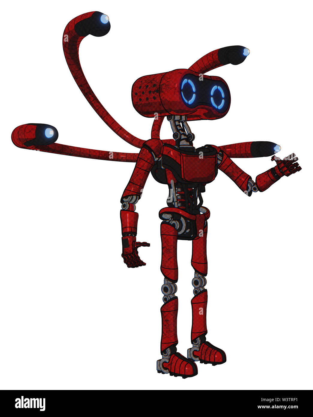 Droid containing elements: dual retro camera head, retro 80's head ...