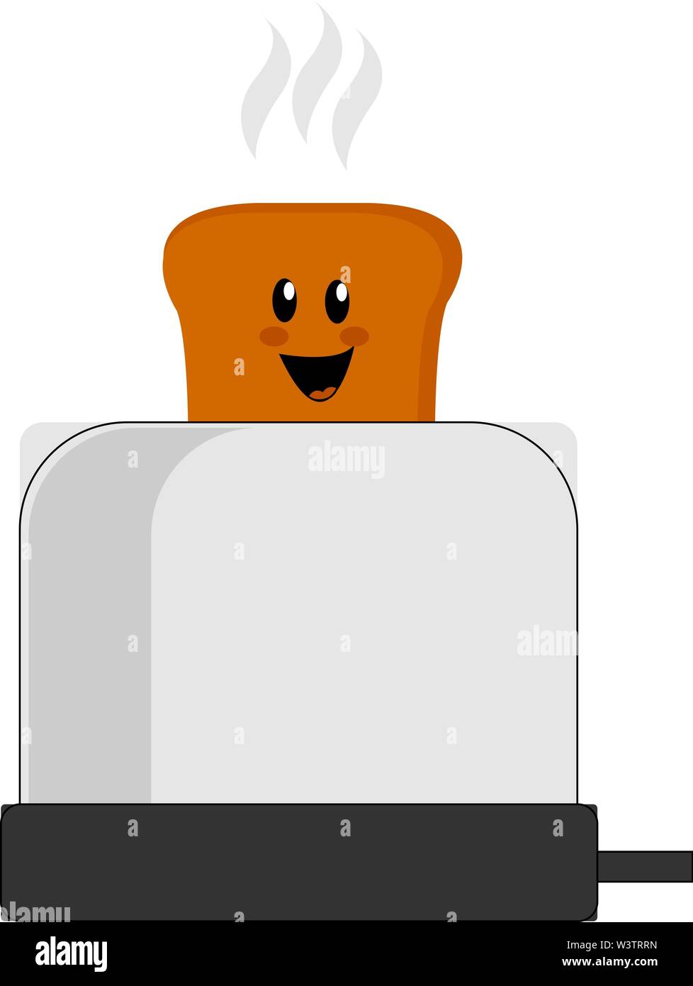 Toast bread funny Stock Vector Images - Alamy