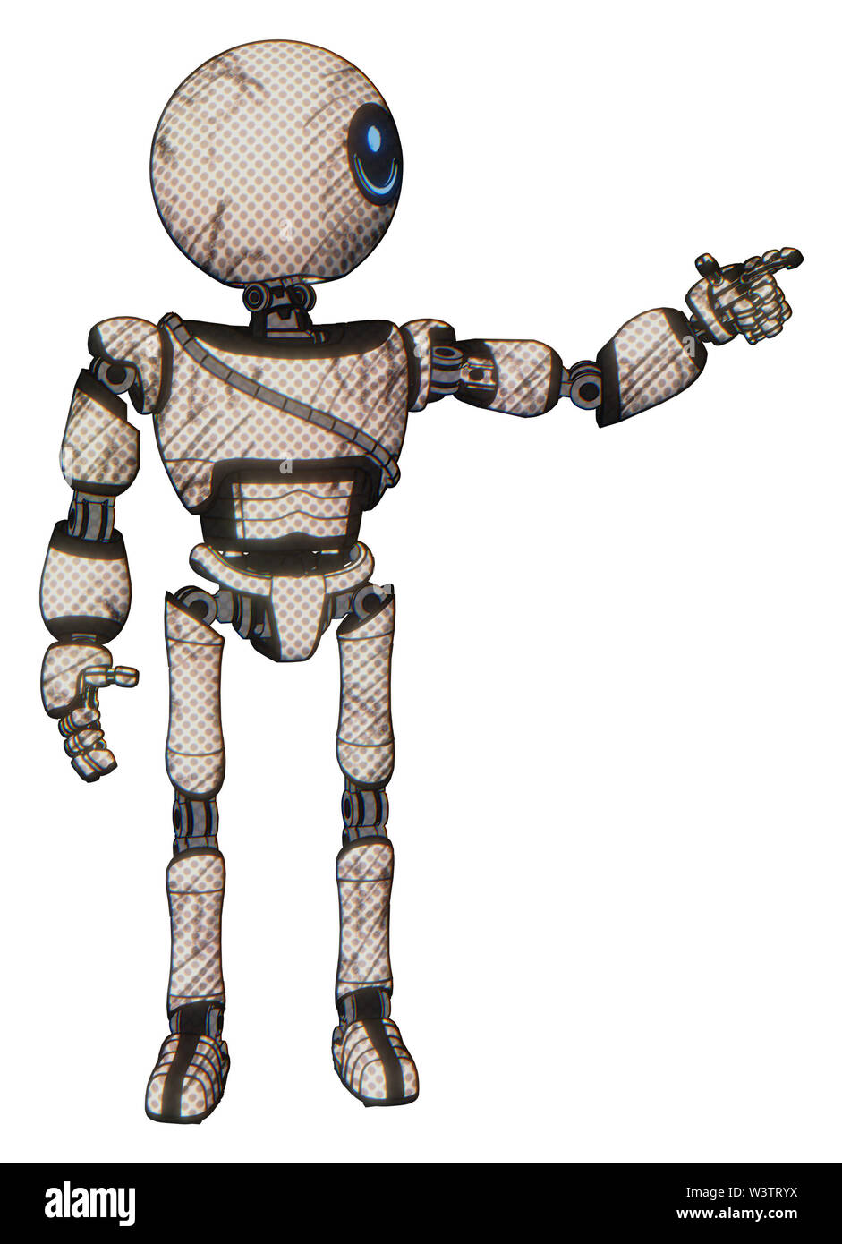 Cyborg containing elements: dual retro camera head, round happy cyclops ...