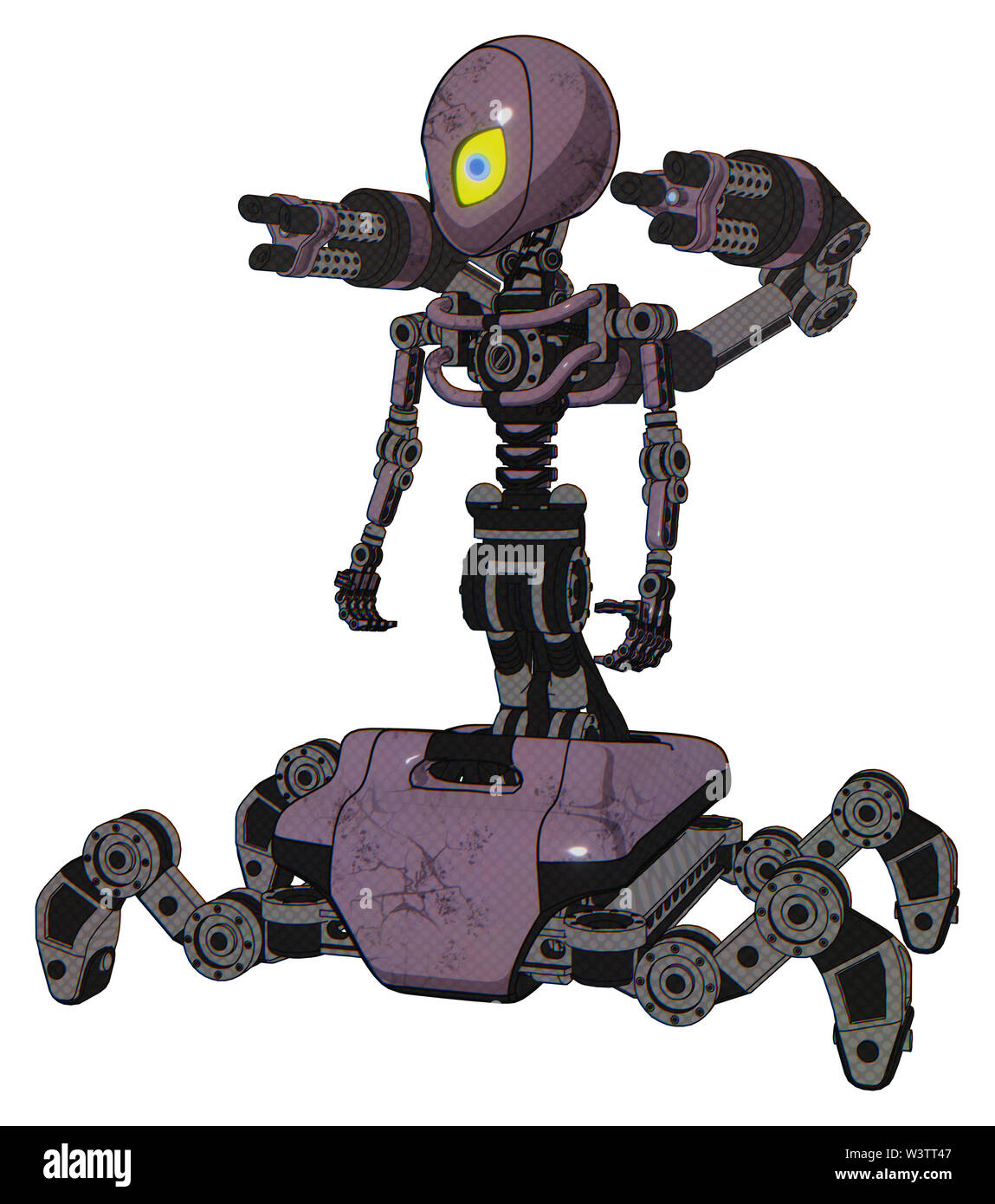 Android containing elements: grey alien style head, yellow eyes with ...