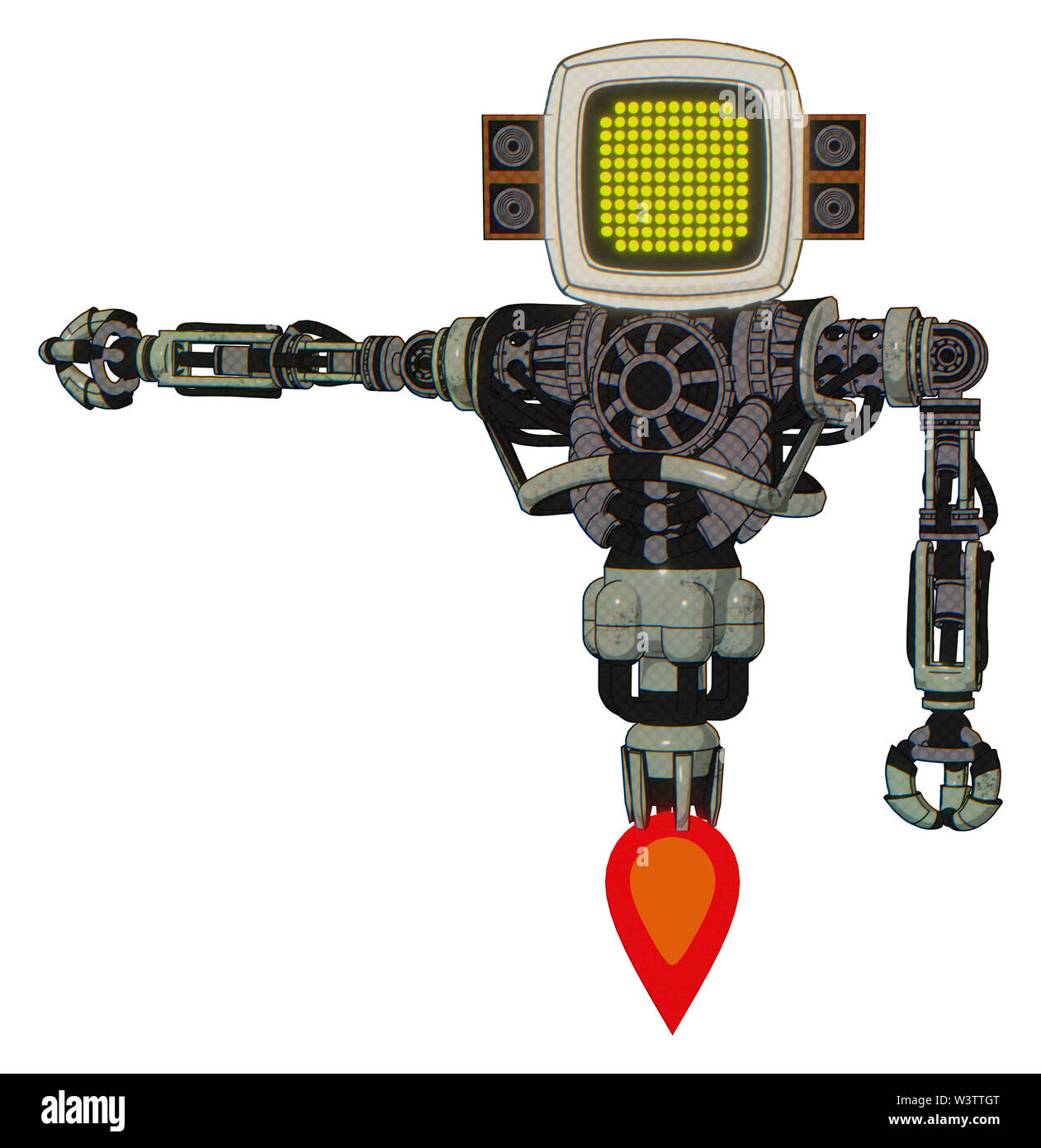 Fire flame robot arm hi-res stock photography and images - Alamy
