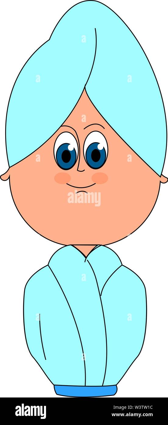 Woman wearing spa robe Stock Vector Images - Alamy