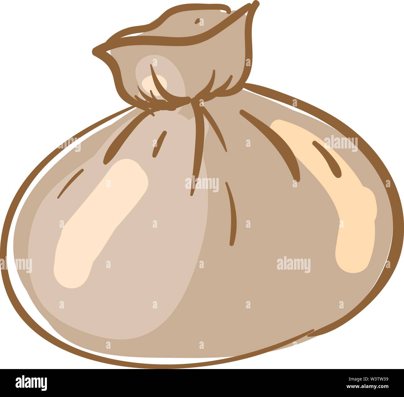 Delicious khinkali, illustration, vector on white background Stock ...