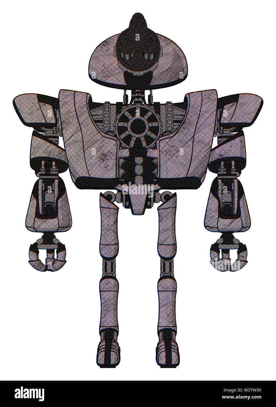 Automaton containing elements: gatling gun face design, heavy upper ...