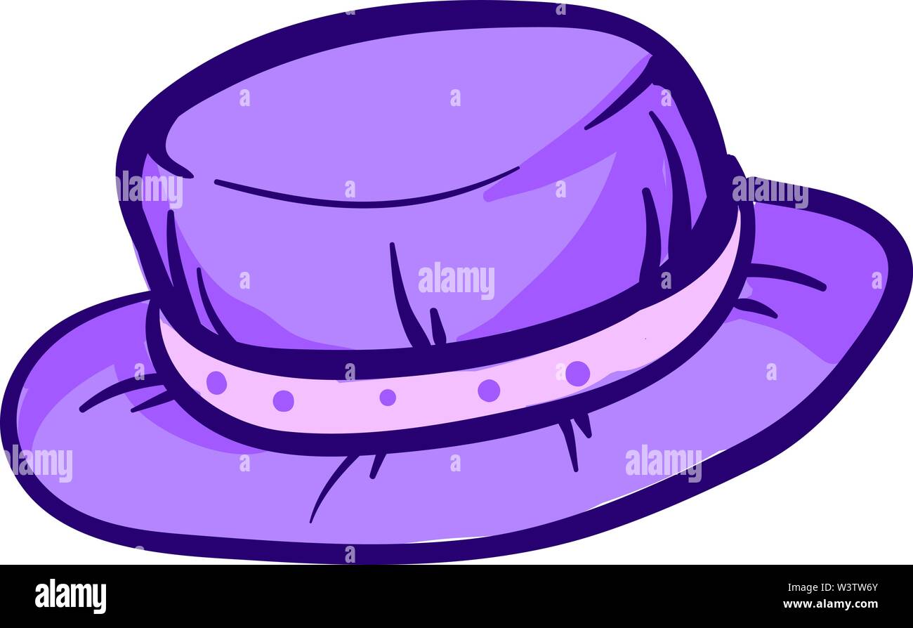 Cute purple hat Cut Out Stock Images & Pictures - Alamy