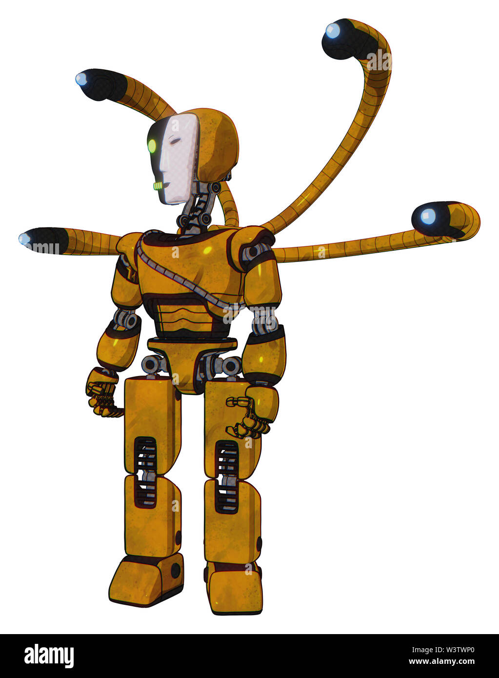 Mech containing elements: humanoid face mask, two-face black white mask ...