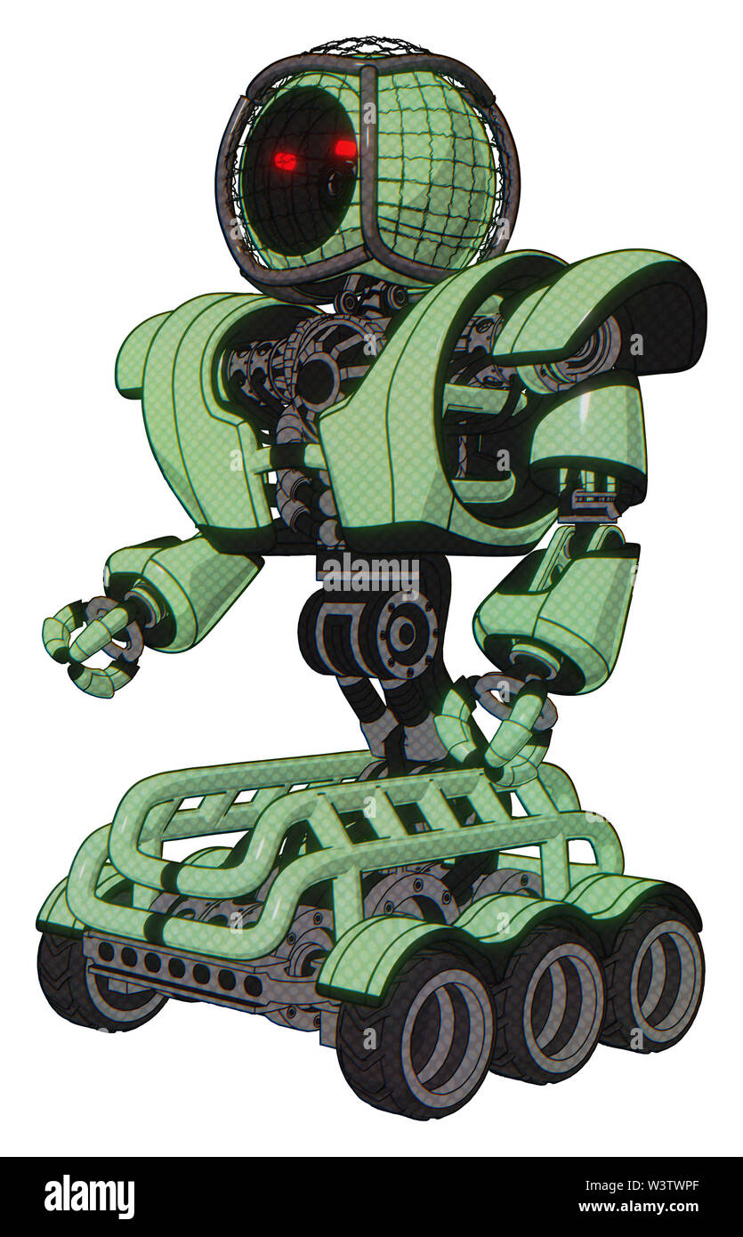 Cyborg containing elements: round barbed wire round head, heavy upper ...