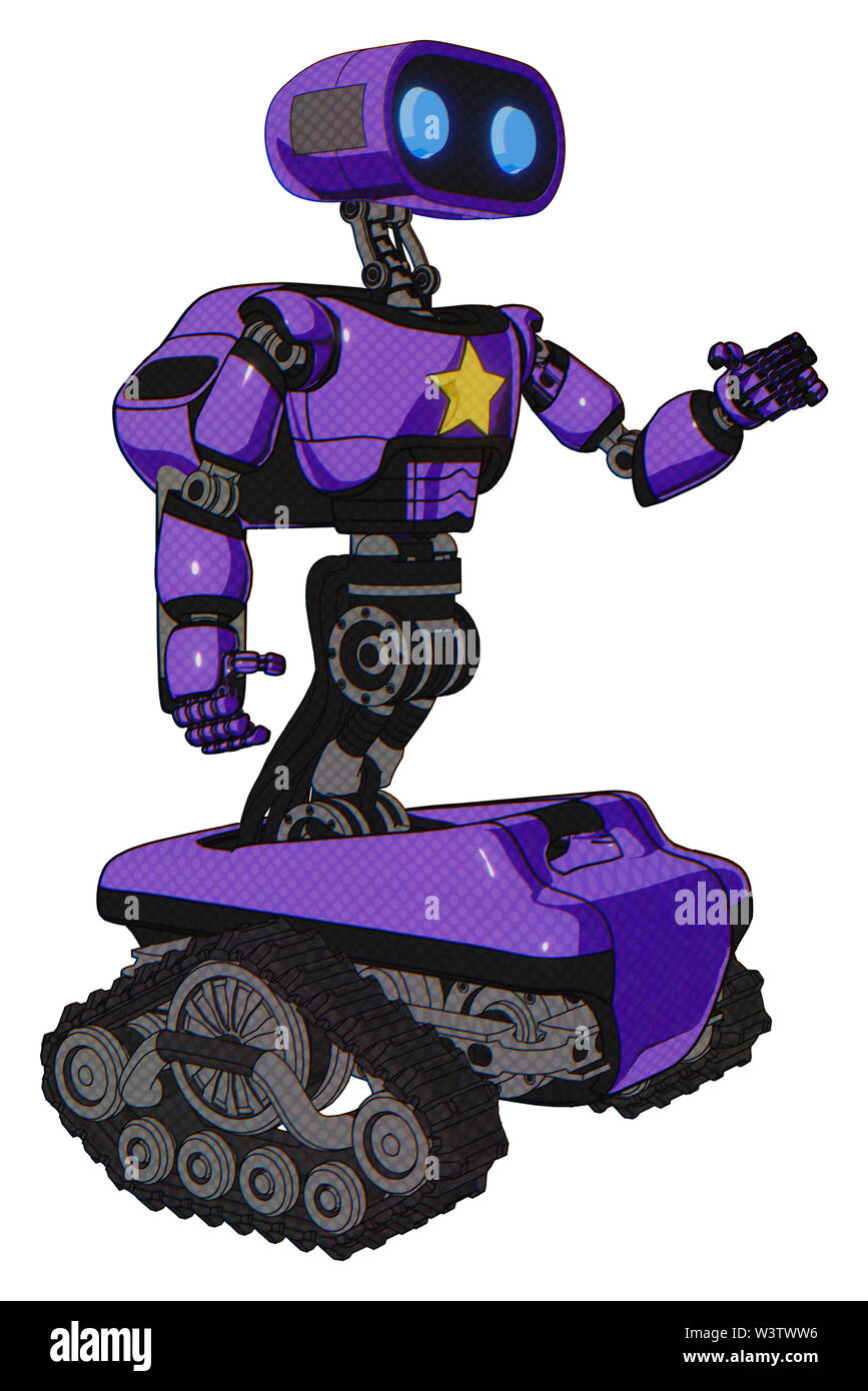 Droid containing elements: dual retro camera head, cute retro robo head ...