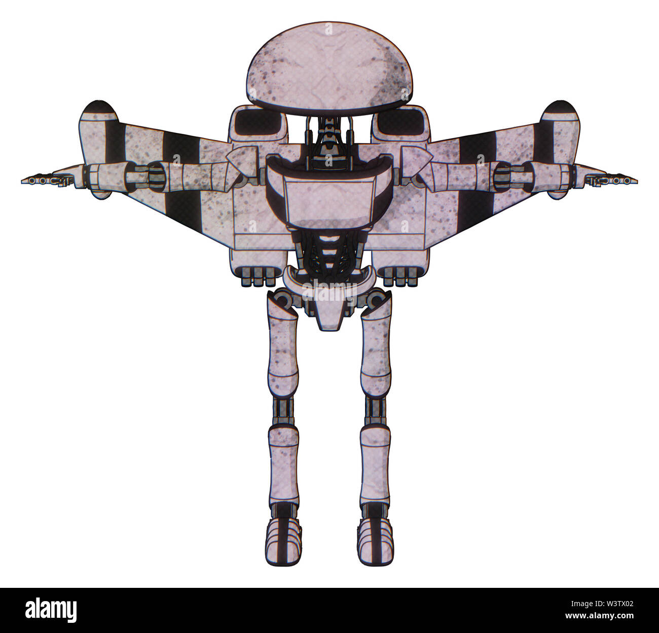 Bot containing elements: dome head, light chest exoshielding ...
