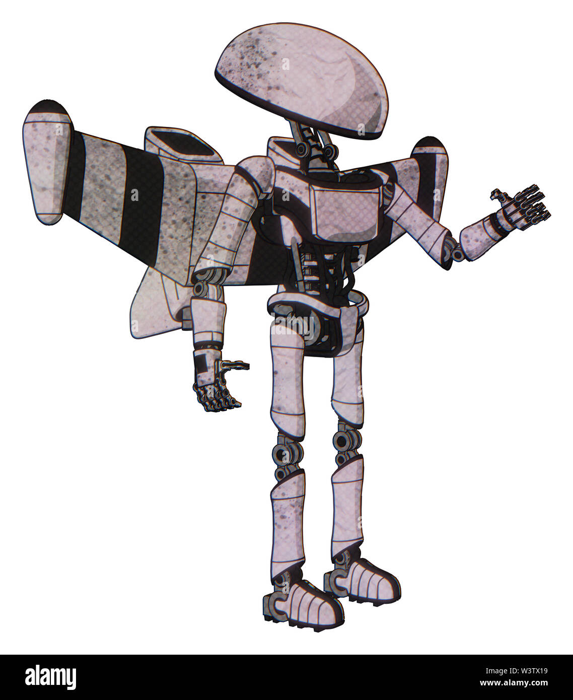 Bot containing elements: dome head, light chest exoshielding ...