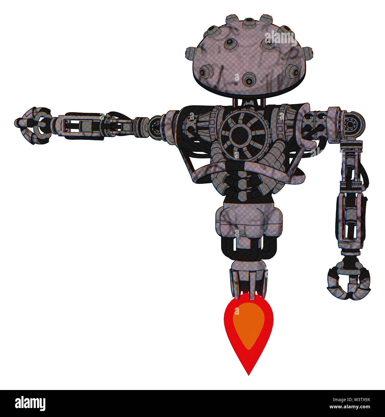Fire flame robot arm hi-res stock photography and images - Alamy