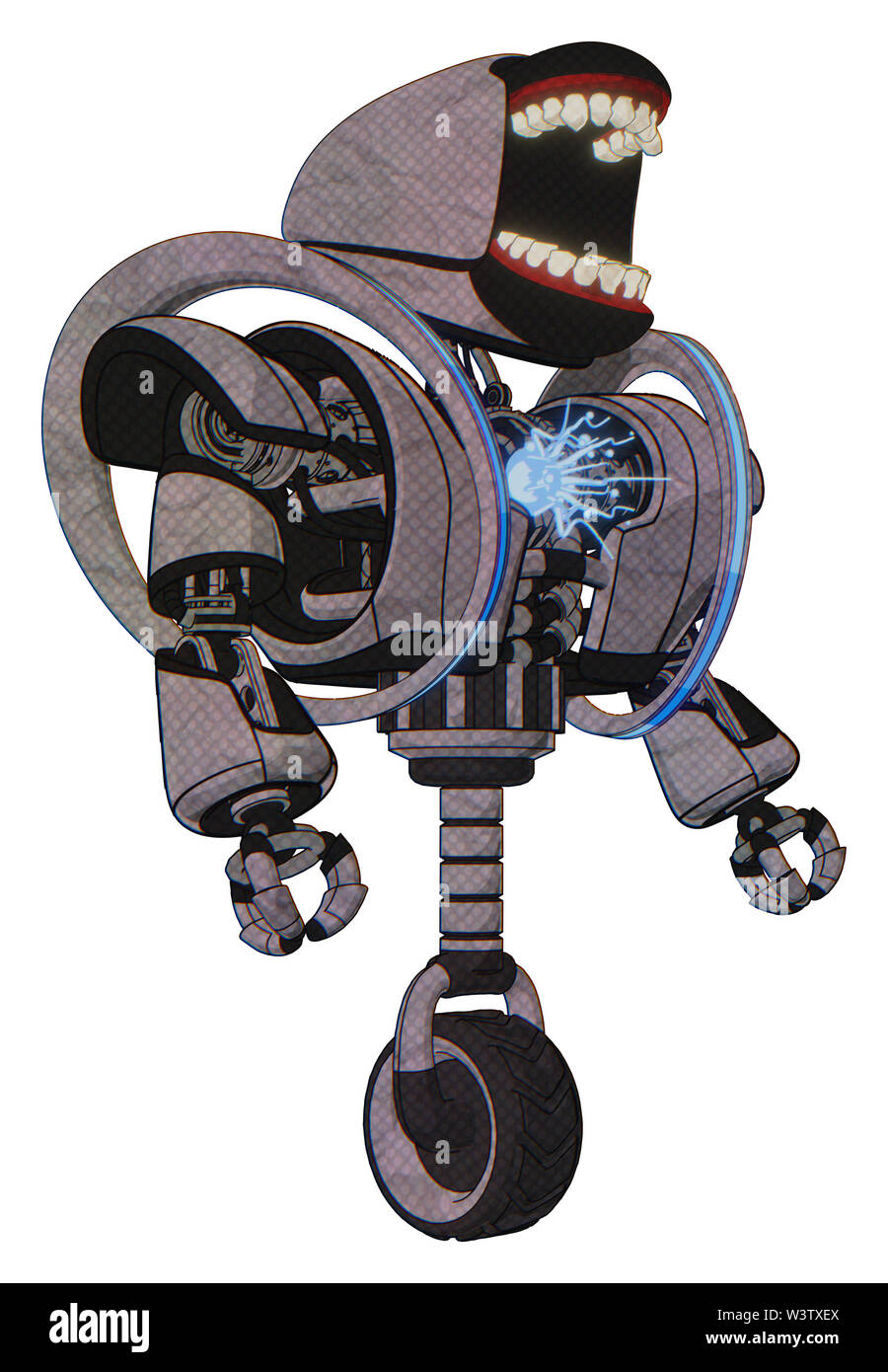 Droid containing elements: chomper head design, heavy upper chest ...