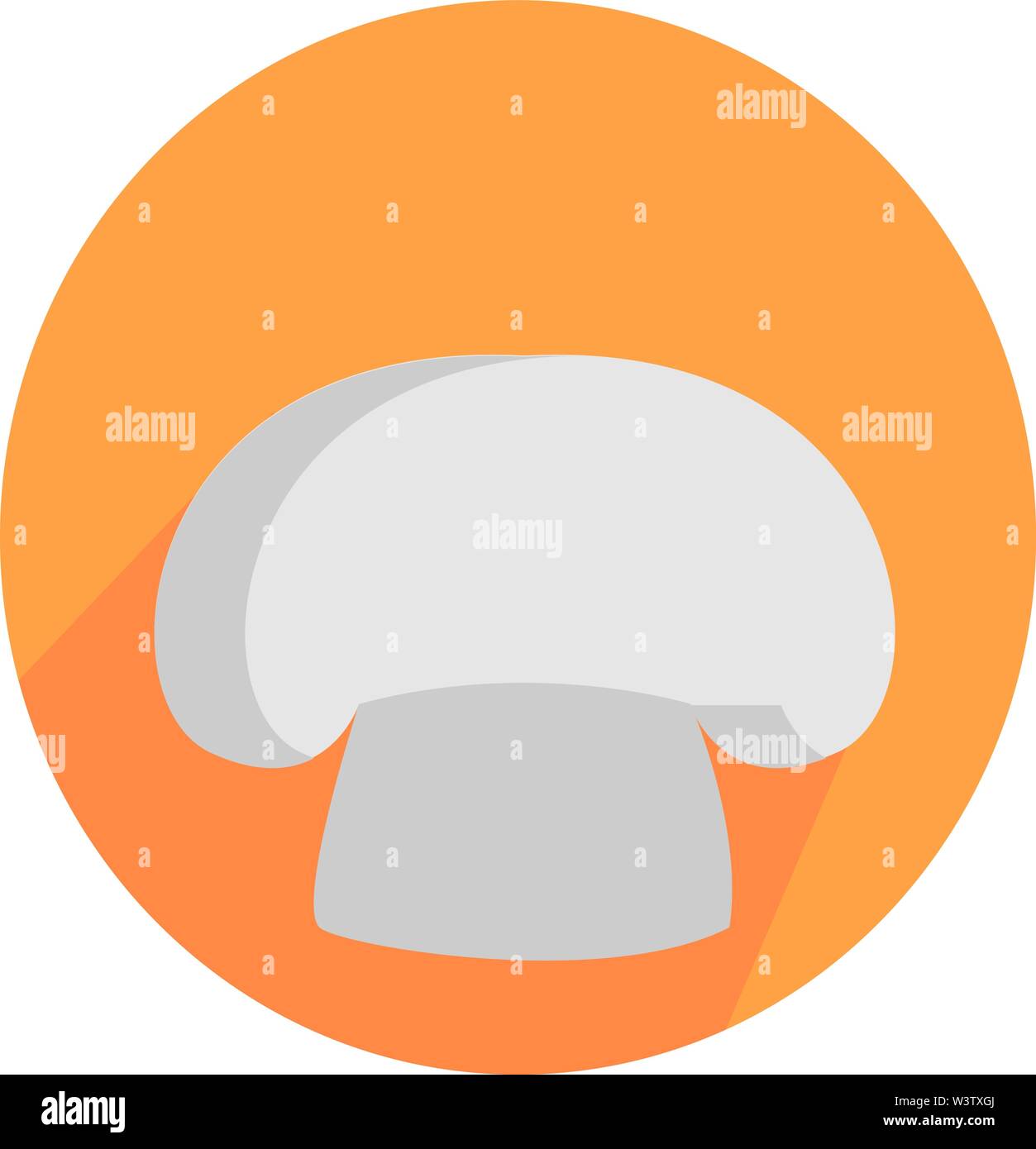 Mushroom, illustration, vector on white background Stock Vector Image ...