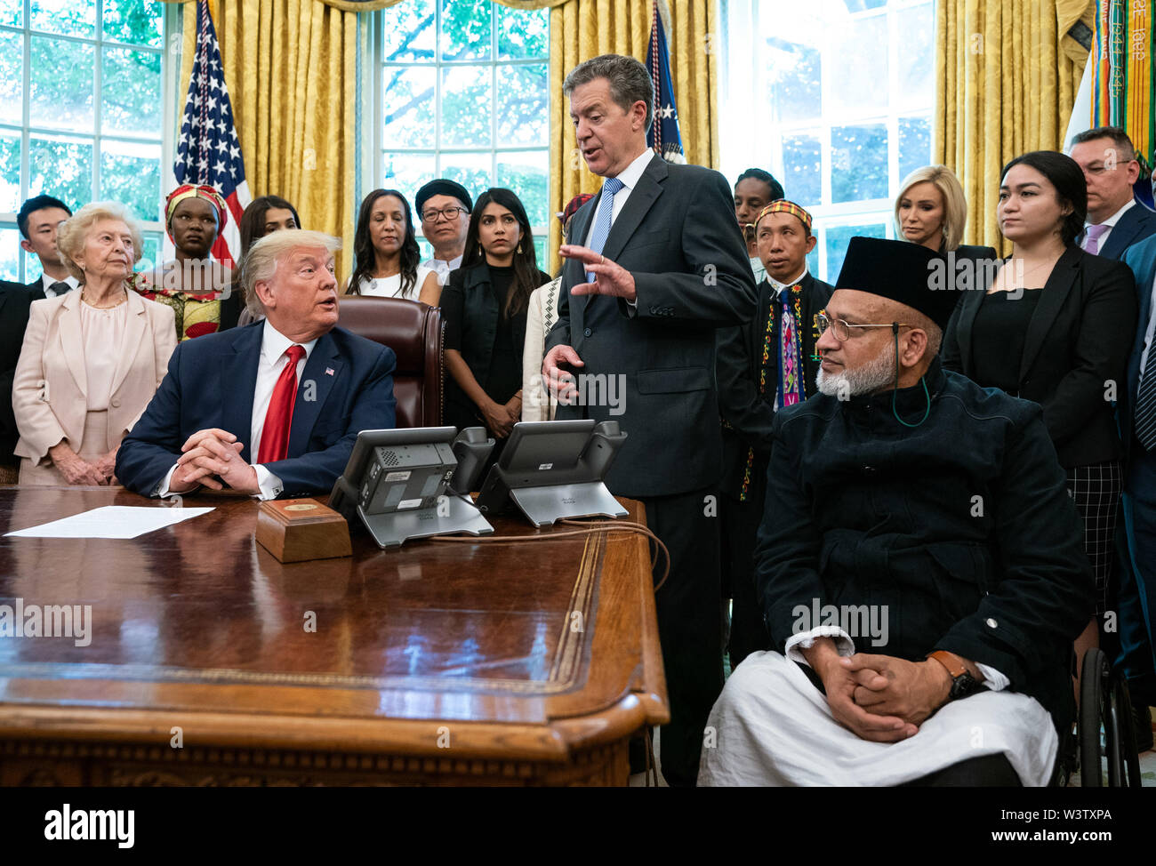 Ambassador sam brownback hi-res stock photography and images - Alamy