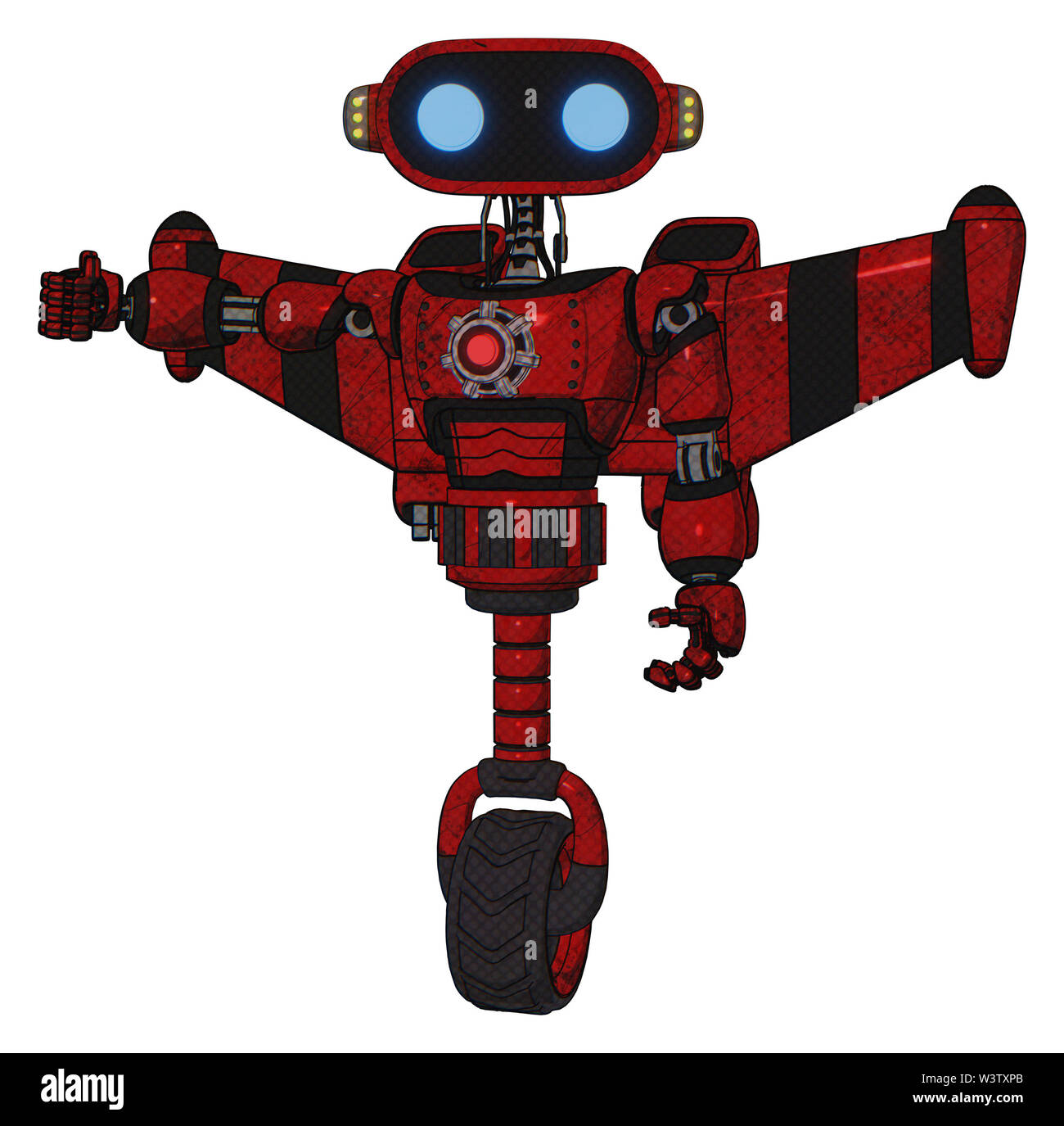 Bot containing elements: dual retro camera head, cute retro robo head ...