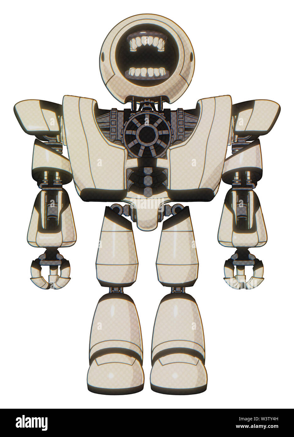 Cyborg containing elements: round head chomper design, heavy upper ...