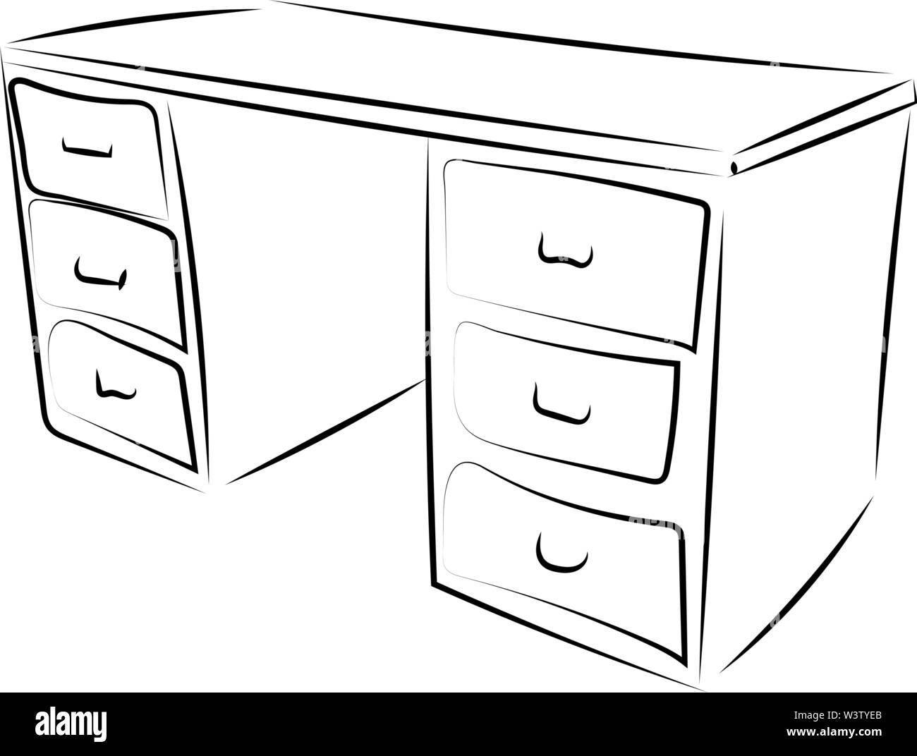 How To Draw A Desk