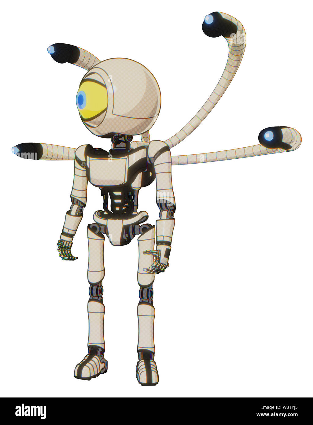 Cyborg containing elements: giant eyeball head design, light chest ...