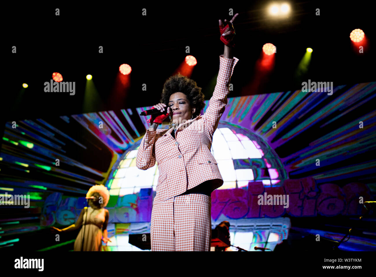 The American singer and songwriter Macy Gray performs live at the ...