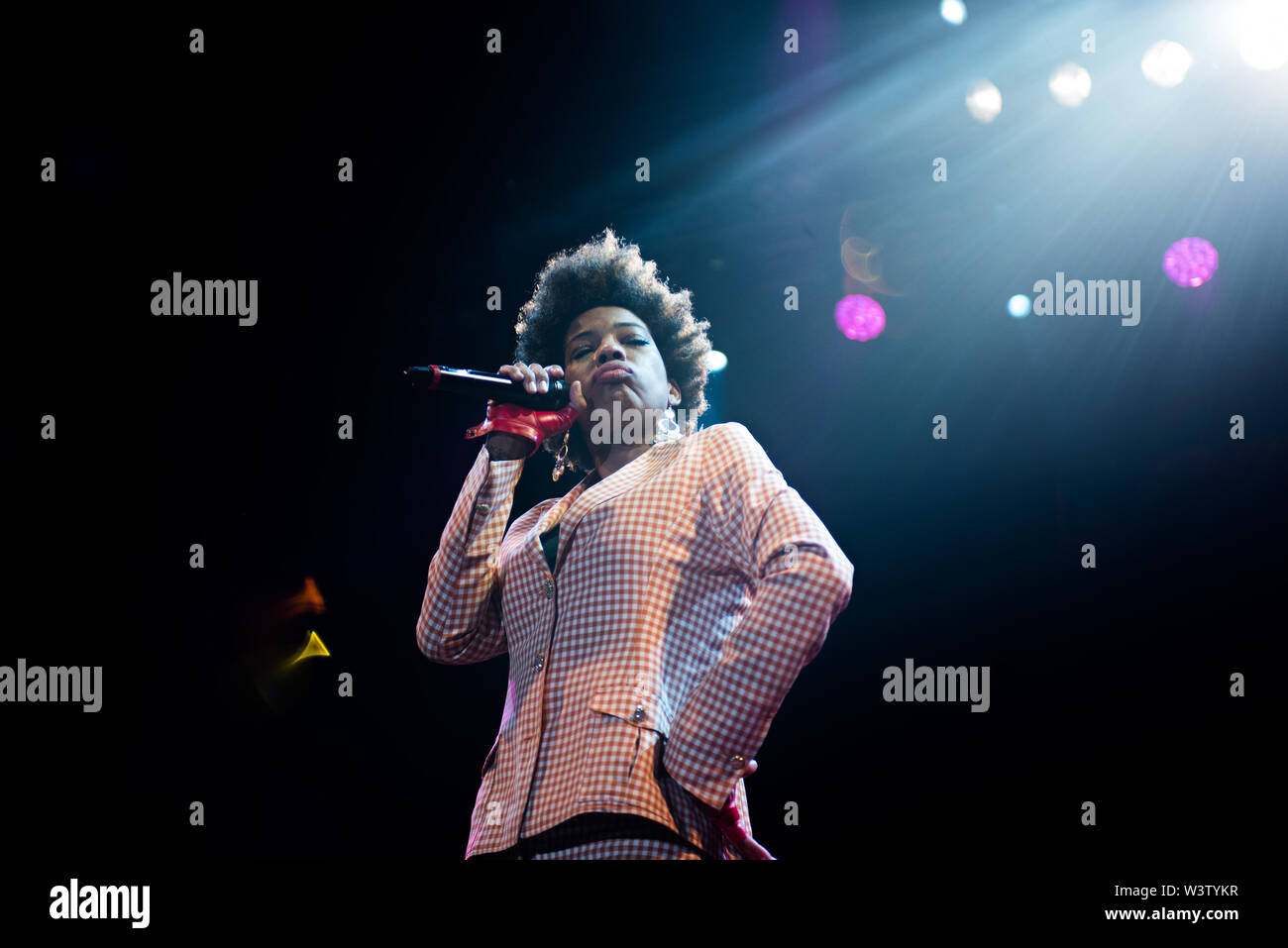 The American singer and songwriter Macy Gray performs live at the ...