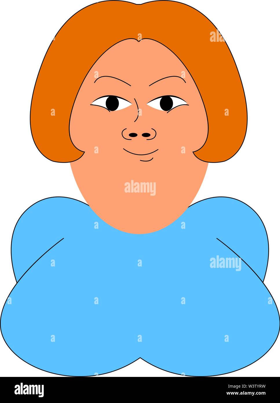 Fat woman Stock Vector Images - Alamy