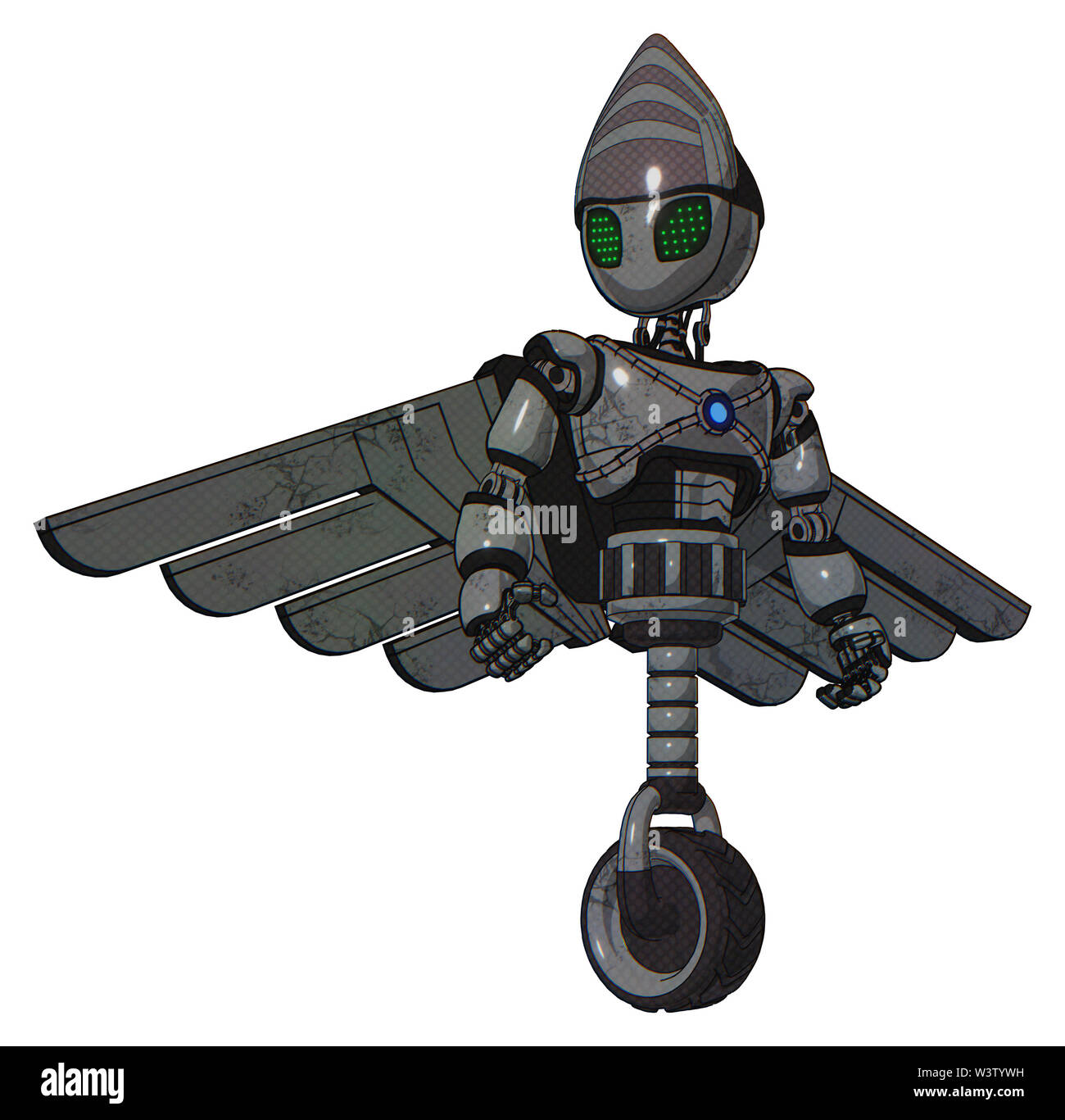 Wheel and wings Cut Out Stock Images & Pictures - Alamy