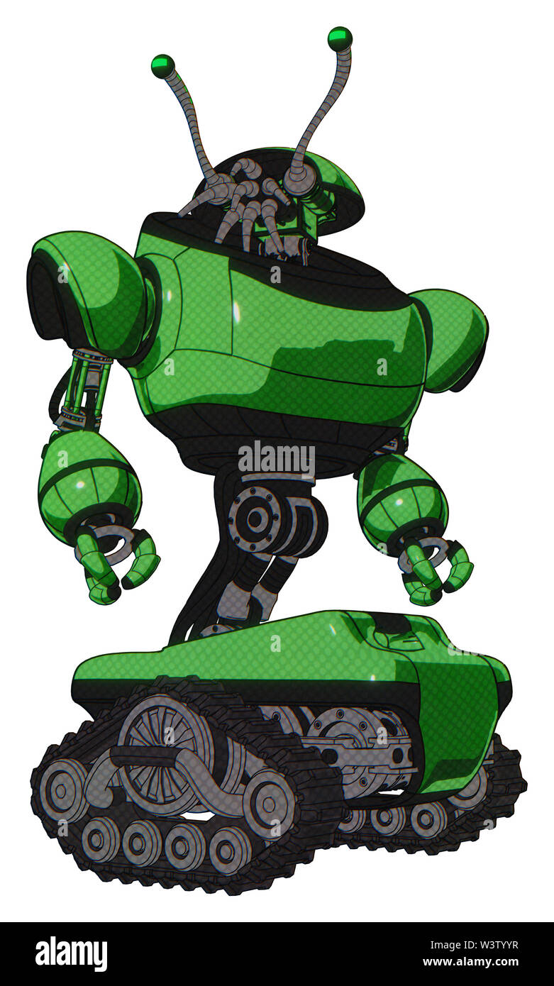 Cyborg containing elements: dual retro camera head, shrimp head, heavy ...