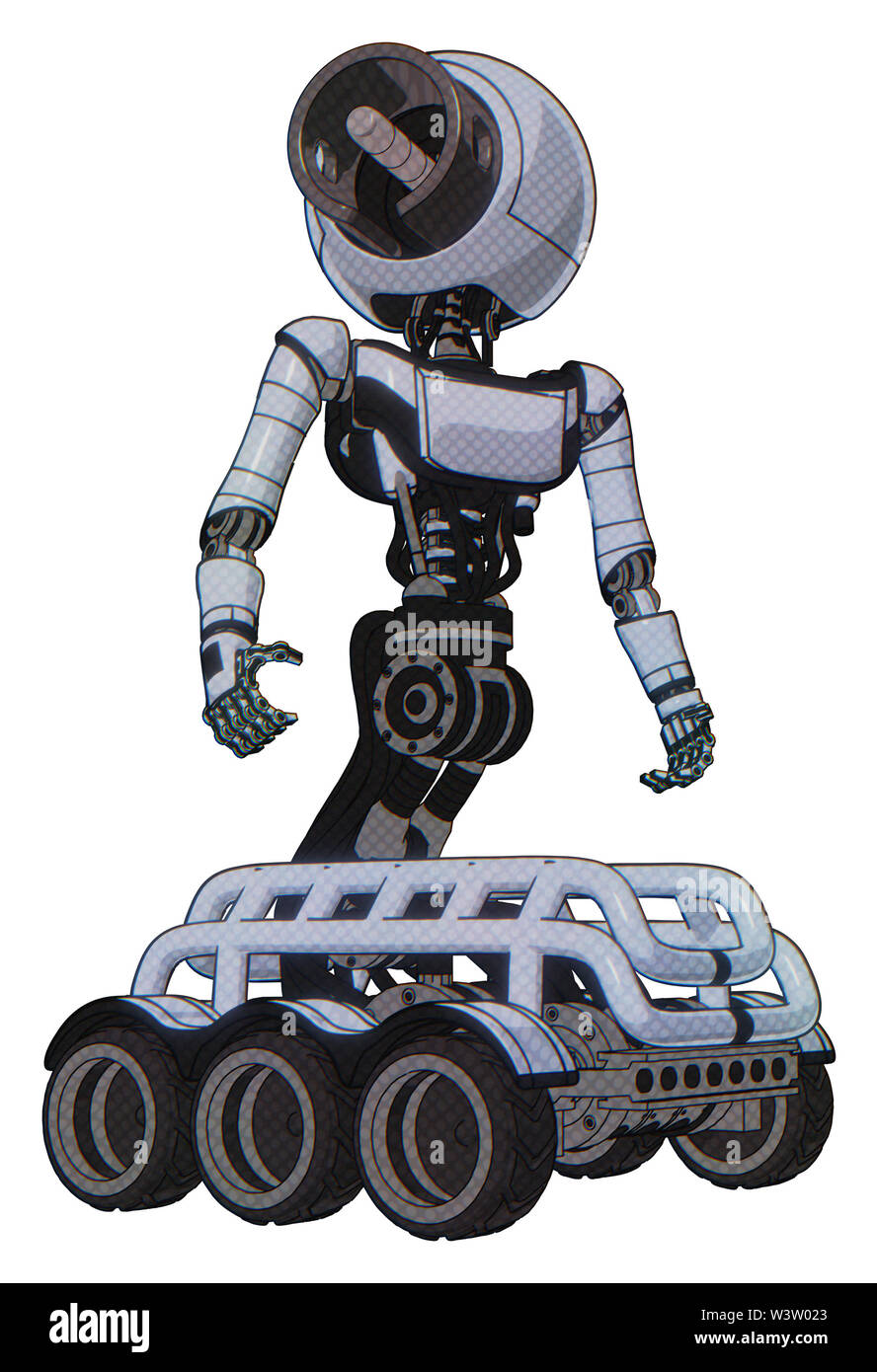 Bot containing elements: cable connector head, light chest exoshielding ...