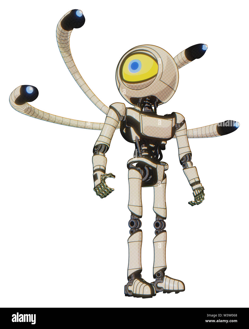 Cyborg containing elements: giant eyeball head design, light chest ...