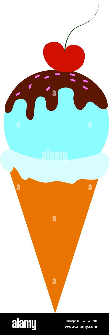 Ice cream sundae pistachio Stock Vector Images - Alamy