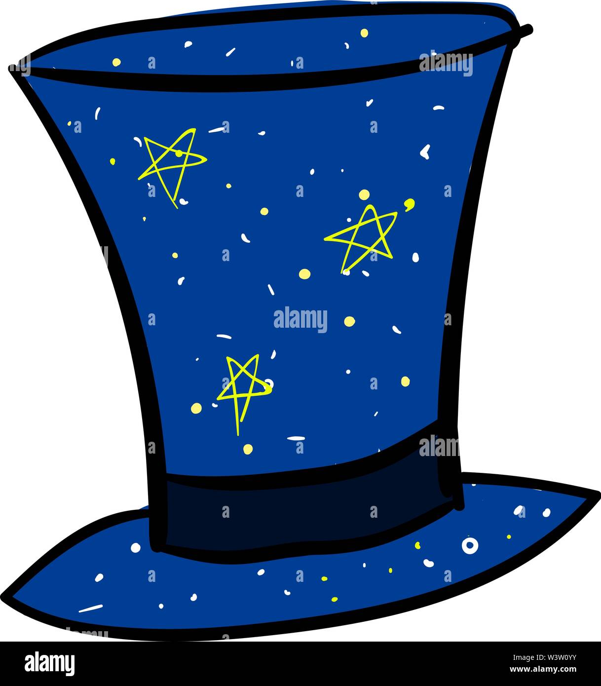 Magic hat wand on Stock Vector Images - Alamy