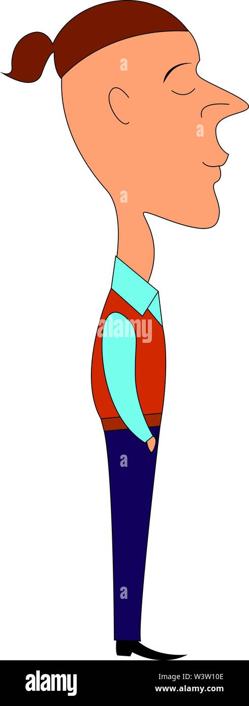 Hairstyle bun Stock Vector Images - Alamy