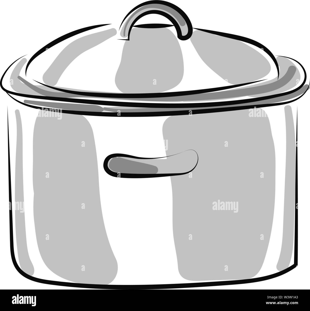 Closeup silver handle on Stock Vector Images - Alamy