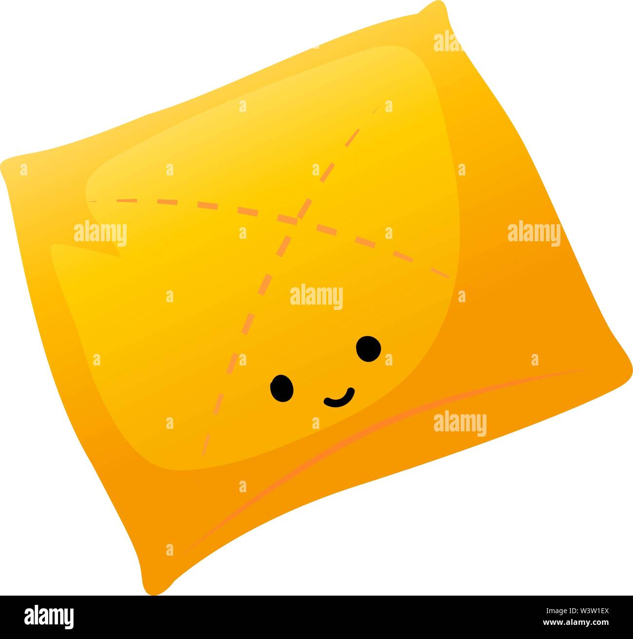 Fabric throw white background Stock Vector Images - Alamy