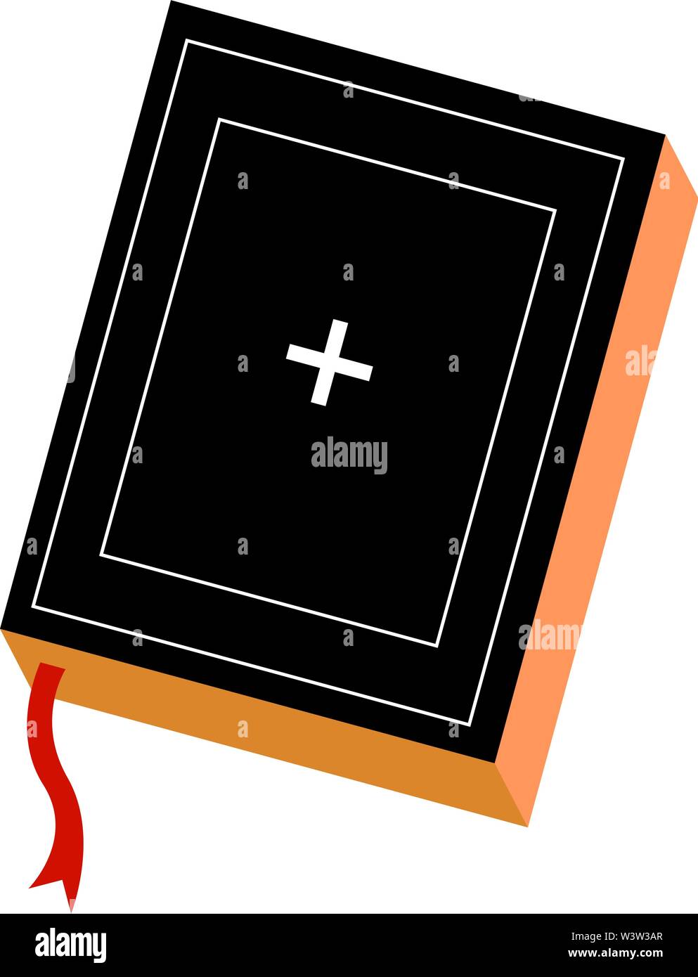 Holy bible, illustration, vector on white background Stock Vector Image ...