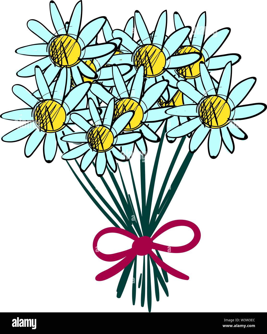 Chamomile tea plant Stock Vector Images - Alamy