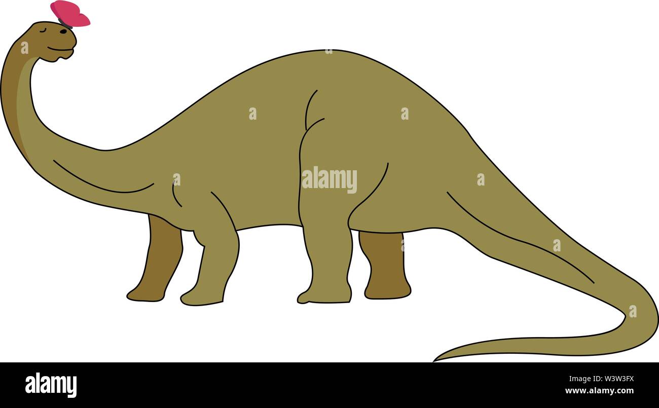 Brontosaurus drawing hi-res stock photography and images - Alamy